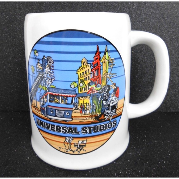 Dining | Vintage Universal Studios Coffee Mug Movie Set With Facades ...